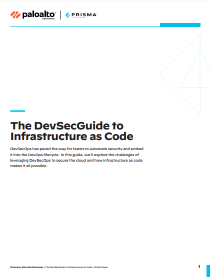 The Devsecguide To Infrastructure As Code Iac From Prisma Cloud 5169